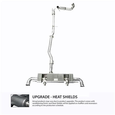 IPE Cat Back System With Remote Control For Mercedes Benz AMG A W Eldens Autobahn