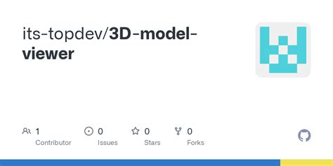 github its topdev 3d model viewer