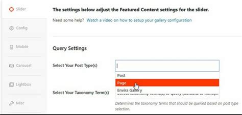 how to add a featured content slider in wordpress geeksforgeeks