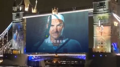 Roger Federer Joue Contre Lui Même Jeune Sur Le Tower Bridge Blick