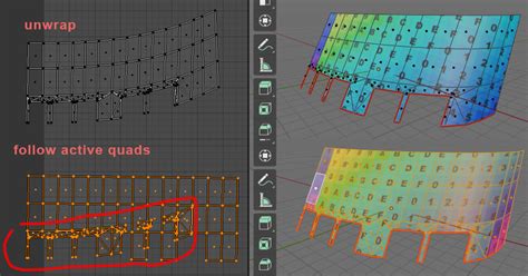 UV Mapping Follow Active Quads Break UV Island Blender Stack Exchange
