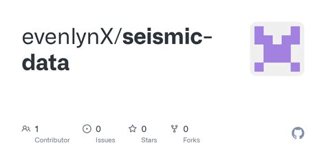 GitHub EvenlynX Seismic Data