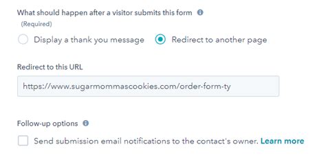 solved hubspot community hubspot form not redirecting to url