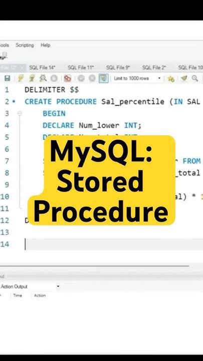 How To Create Stored Procedure In Mysql Shortfeed Mysql Youtube
