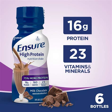 Abbott Ensure High Protein Shake 8 Fl Oz Pack Of 24
