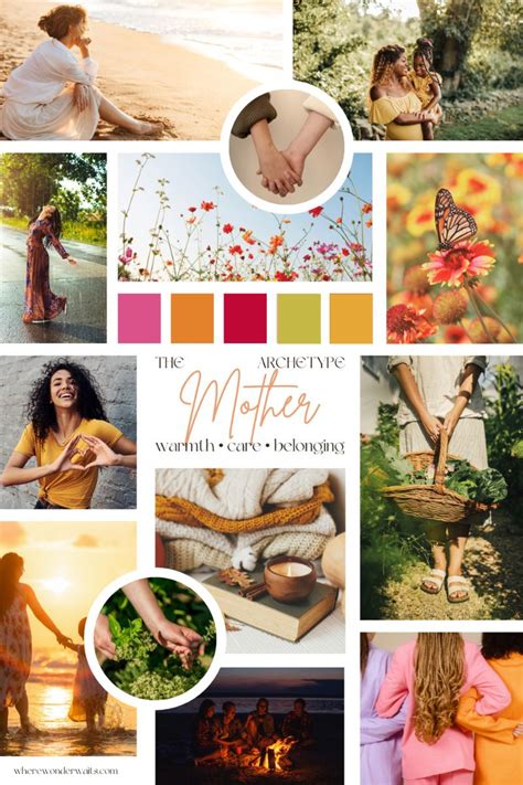 Mother Archetype Aesthetic And Style Moodboard In 2025 Archetypes Mother Brand Archetypes