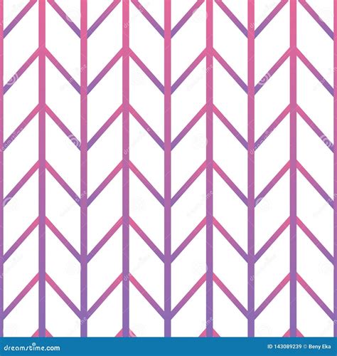 Vector Seamless Pattern Geometric Background With Chevron Stock Vector Illustration Of Fabric