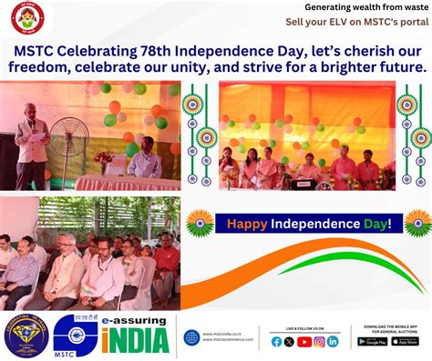Mstc Ltd On Linkedin Independenceday Independenceday2024 Jaihind