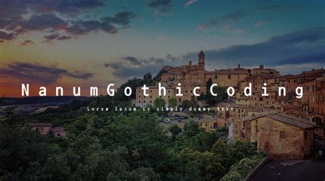 Nanum Gothic Download For Free And Install For Your Website Or Photoshop