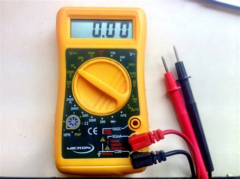 Use Digital Multimeter To Test Ac Voltage