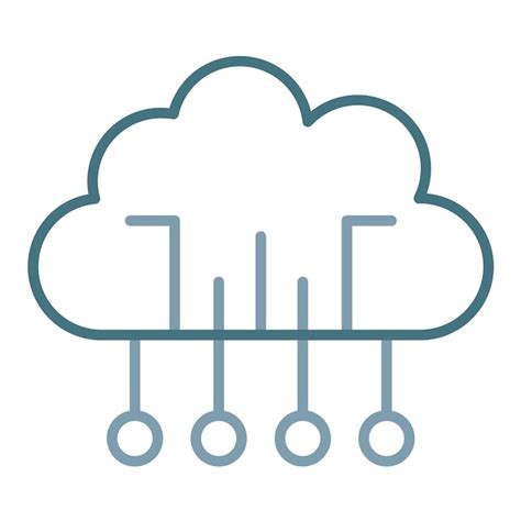 Premium Vector Cloud Networking Flat Illustration