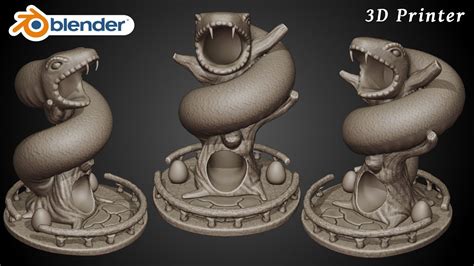 Creating 3d Objects For A 3d Printer In Blender Youtube