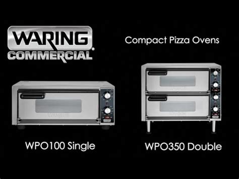 Waring Commercial Single And Double Deck Pizza Ovens Youtube