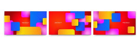 추상적인 다채로운 모양 프리젠 테이션 배경 그라디언트 동적 선 배경입니다 현대 모자이크 블루 오렌지 다채로운 기하학적 디자인 배경 0명에 대한 스톡 벡터 아트 및 기타