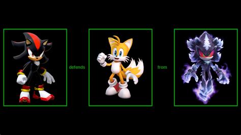 What If Shadow Defends Tails From Mephiles By Kikibelliboo On Deviantart