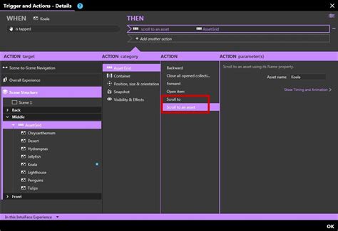 Moving An Asset Grid To A Pre Determined Location Help From Community Intuiface Community