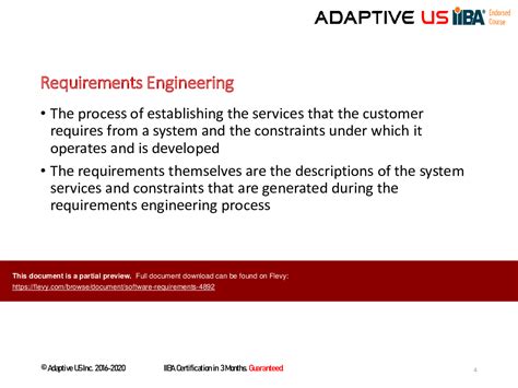 Software Requirements PPT Slide Deck