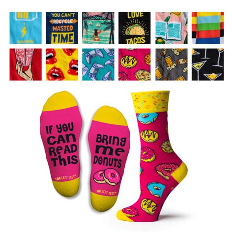 REORDER TWO LEFT FEET SOCKS 7 0 4PC Shop Our Products