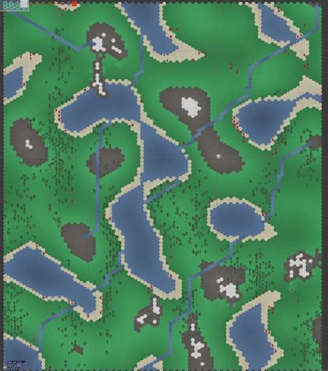 procedural 2d hex based terrain