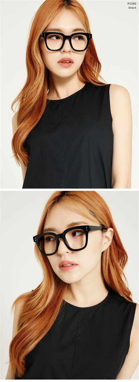[얼굴이 작아보이는] 뿔테 안경테 빅사이즈 안경 패션 볼드 Gs82