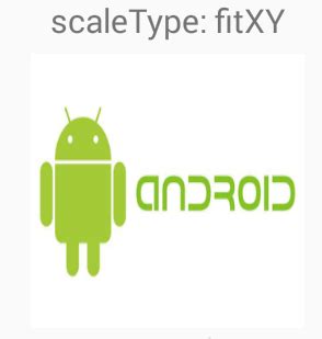 Android Tutorial Set Scale Type