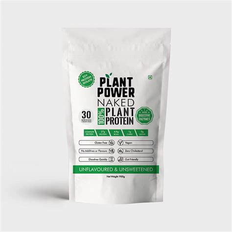 Plant Power Naked Plant Based Soy Protein Isolate NUTRABAY