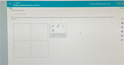 Solved Functionsgraphing A Parabola Of The Form