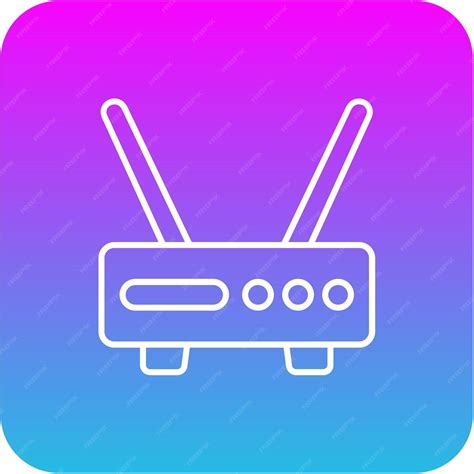 Premium Vector Wifi Router Icon