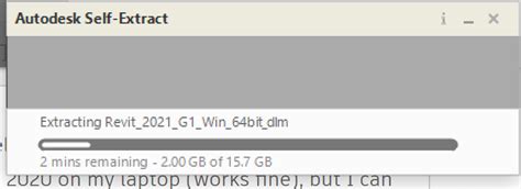 solved revit 2021 stuck at self extracting mac autodesk community