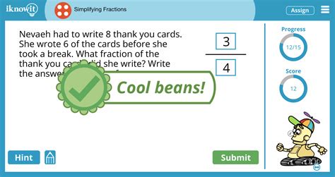 Interactive 4th Grade Math Lesson Simplifying Fractions