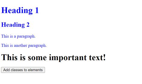 Jquery Addclass Method Working Code