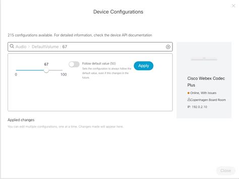Device Configurations For Board Desk And Room Series Devices