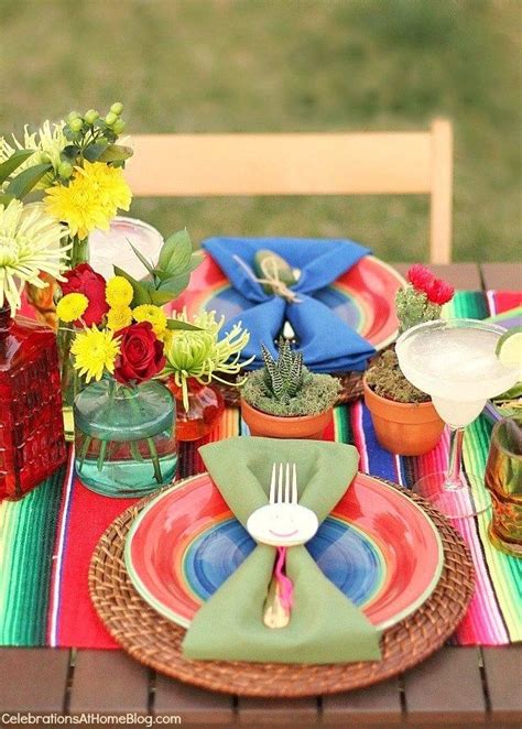 Mexican Fiesta Party Ideas For Cinco De Mayo Mexican Party Table