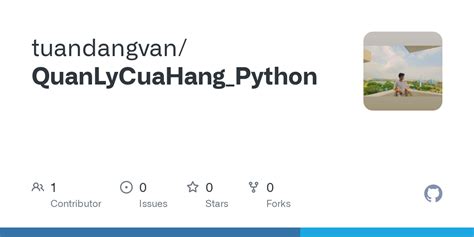 Github Tuandangvan Quanlycuahang Python