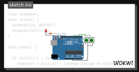 Aula 04 Interrupção Via Millis Wokwi Esp32 Stm32 Arduino Simulator