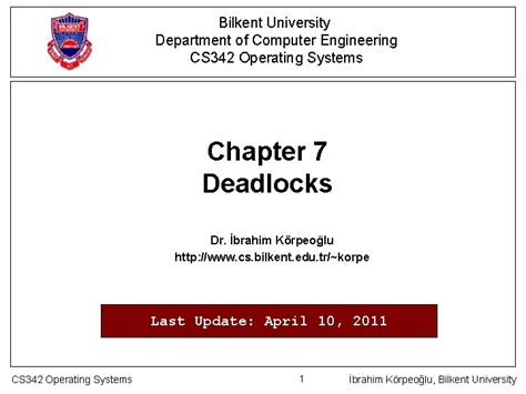 bilkent university department of computer engineering cs 342