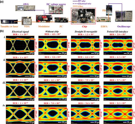 On Chip Optical Communications A The Experimental Setup For The Download Scientific Diagram