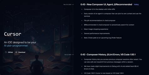 更新了！带 agent 的 cursor 太疯狂了 agent composer is currently only supported