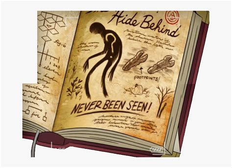 Gravity Falls Journal 3 Hide Behind Hd Png Download Kindpng