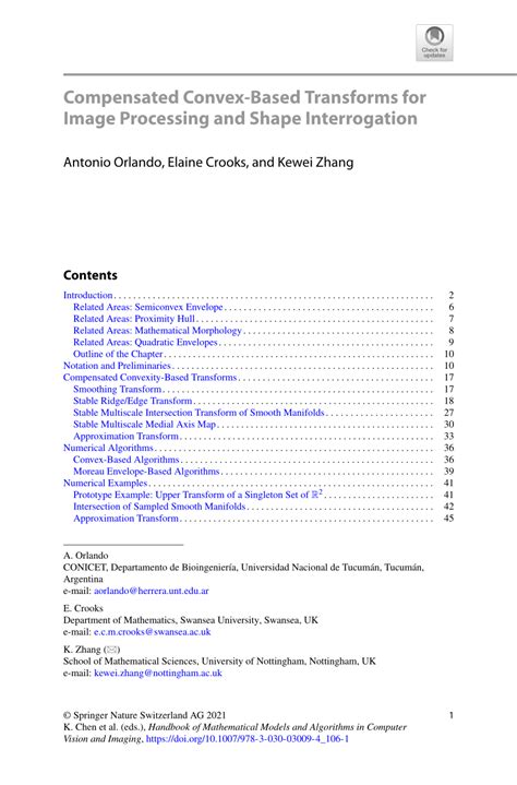 Pdf Compensated Convex Based Transforms For Image Processing And