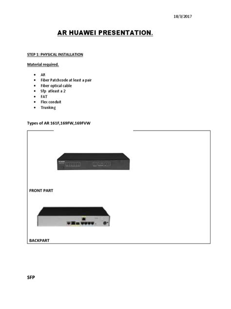 Huawei Ar 160 Series Configuration Download Free Pdf Ip Address