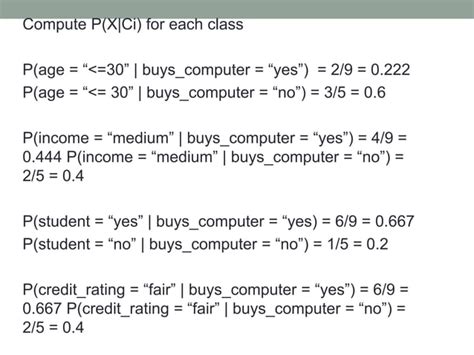 naive bayesian classification pptx