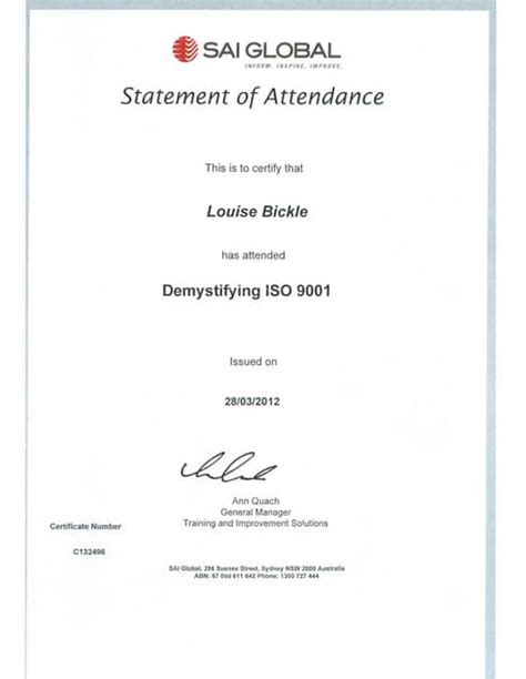 Demystifying Iso 9001 Certificate Pdf Computer Software And Applications Computing