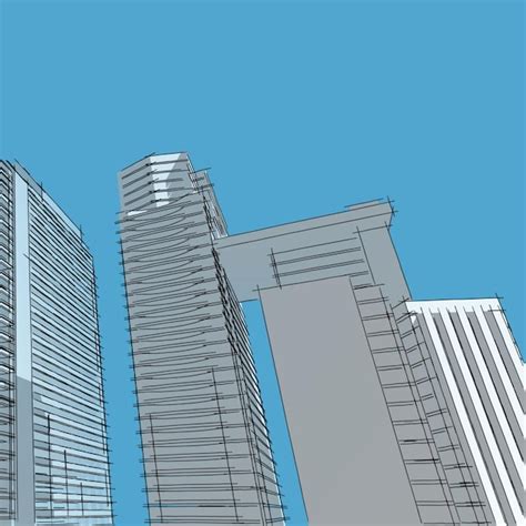 Premium Photo Architecture Building Perspective Lines Modern Urban