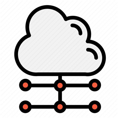 Cloud Server Server Files Database Storage Data Document Icon