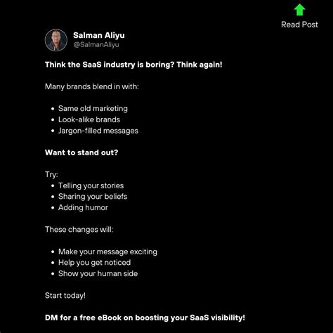 Salman Aliyu On Linkedin Is The Saas Industry Boring Thats A Big Fat Lie Heres Why Most Saas