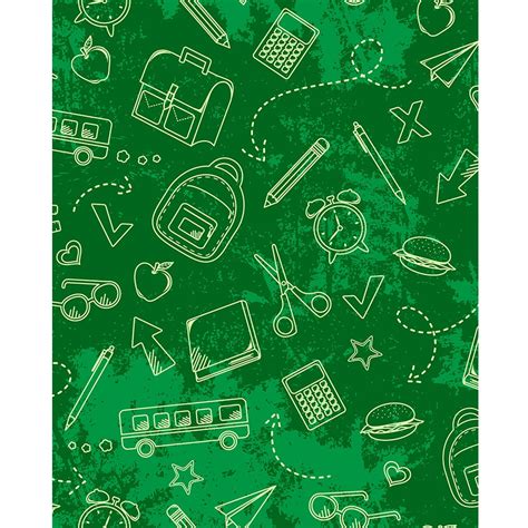 Grunge School Chalkboard Printed Backdrop Backdrop Express Grunge