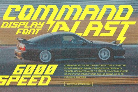 Command Blast Font Design Shack