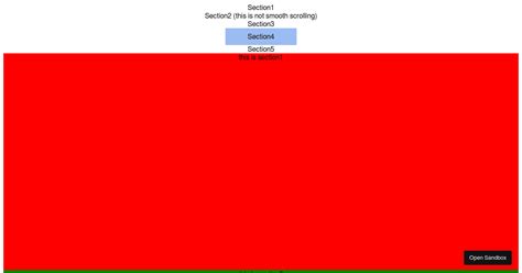 React Smooth Hash Link Codesandbox