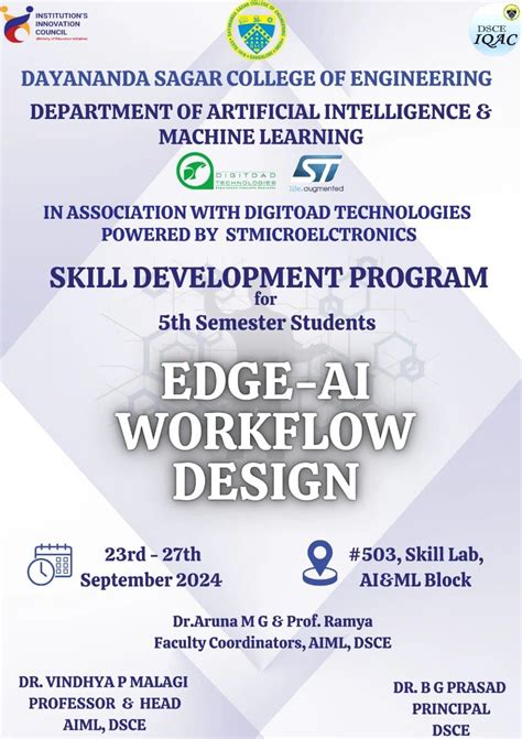 department of artificial intelligence and machine learning dsce on